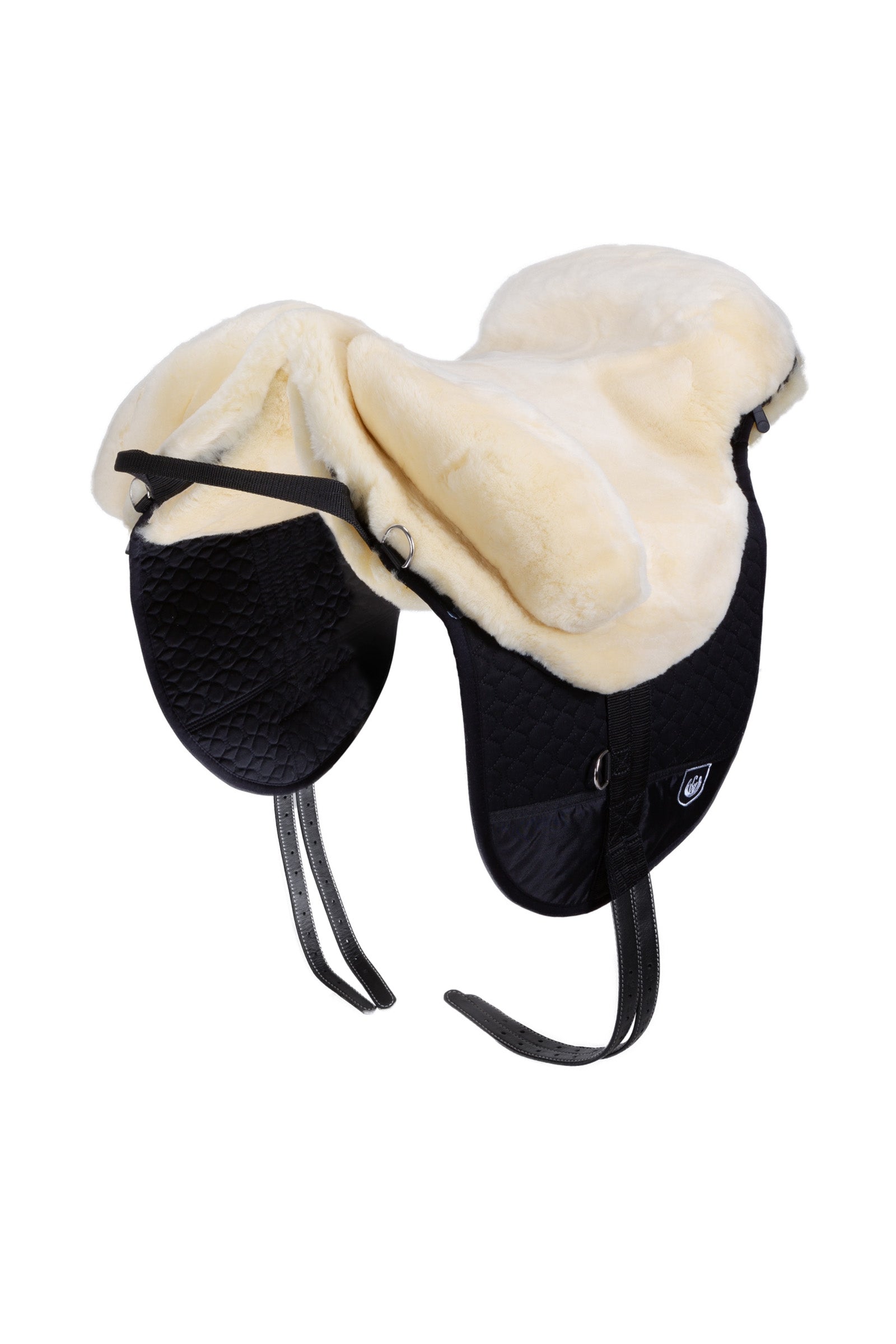 Christ Premium Plus Bareback Pad - Off-white/Zwart – horze