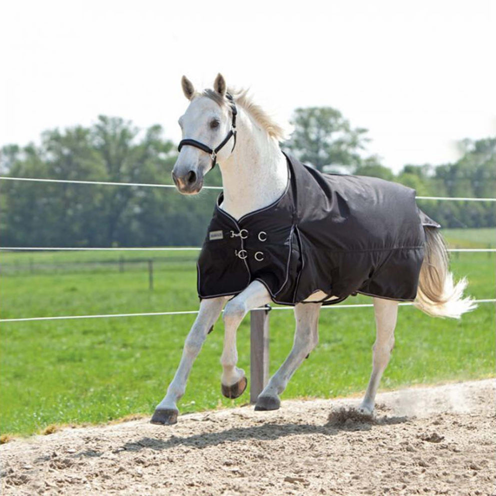 Alaska IV Fleece Turnout Rug Black 165 – horze