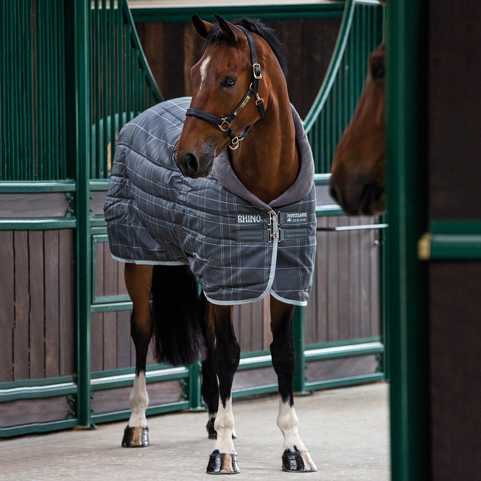 Rhino Original Stable Heavy VL 450g Charcoal Grey/Grey/White 115 – horze