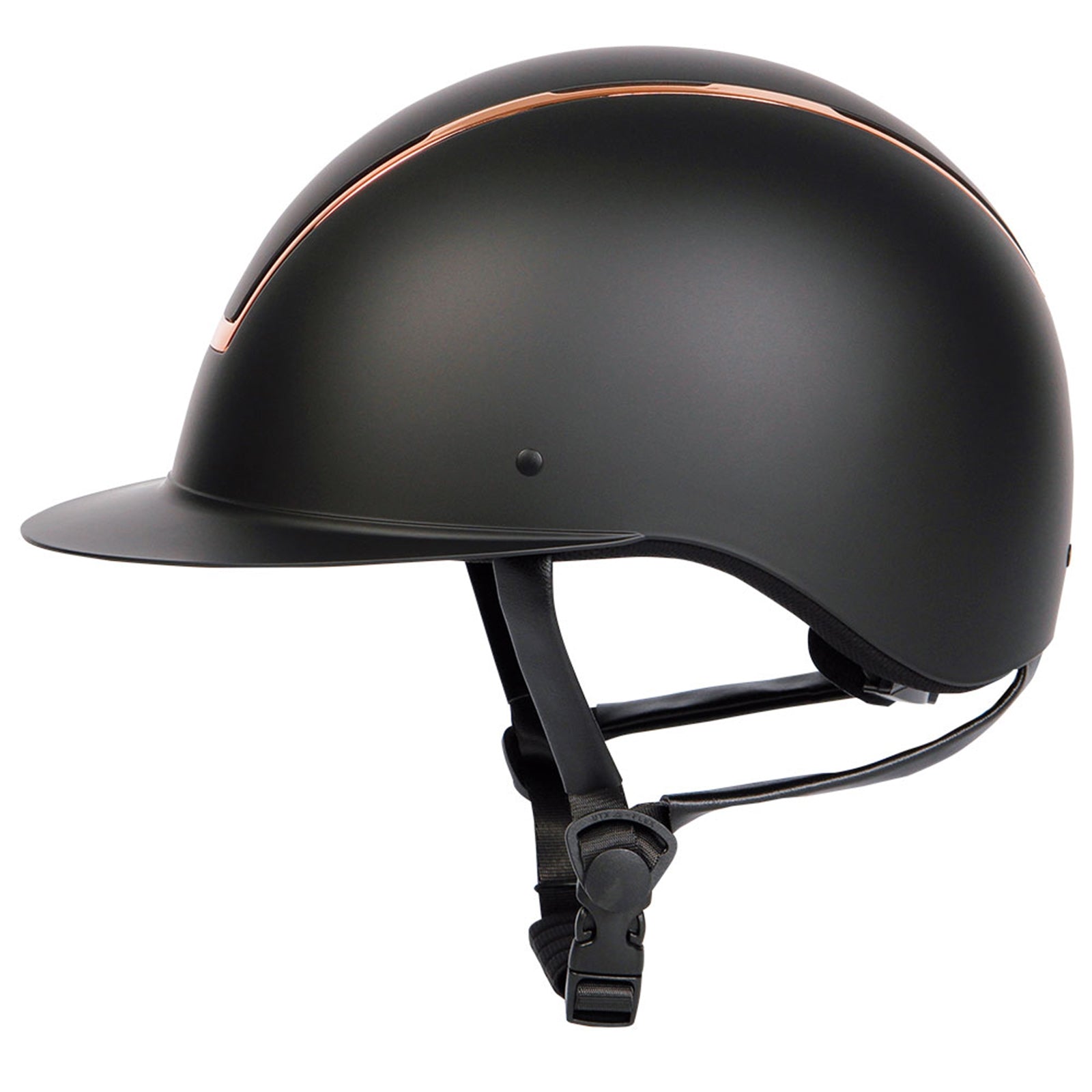 Safety Helmet Royal Matt Black/Rose Gold 52-54 – horze