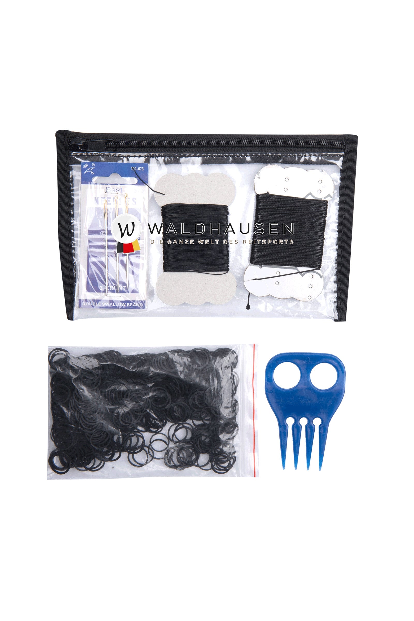 Mane-Plaiting Set Black One Size – horze