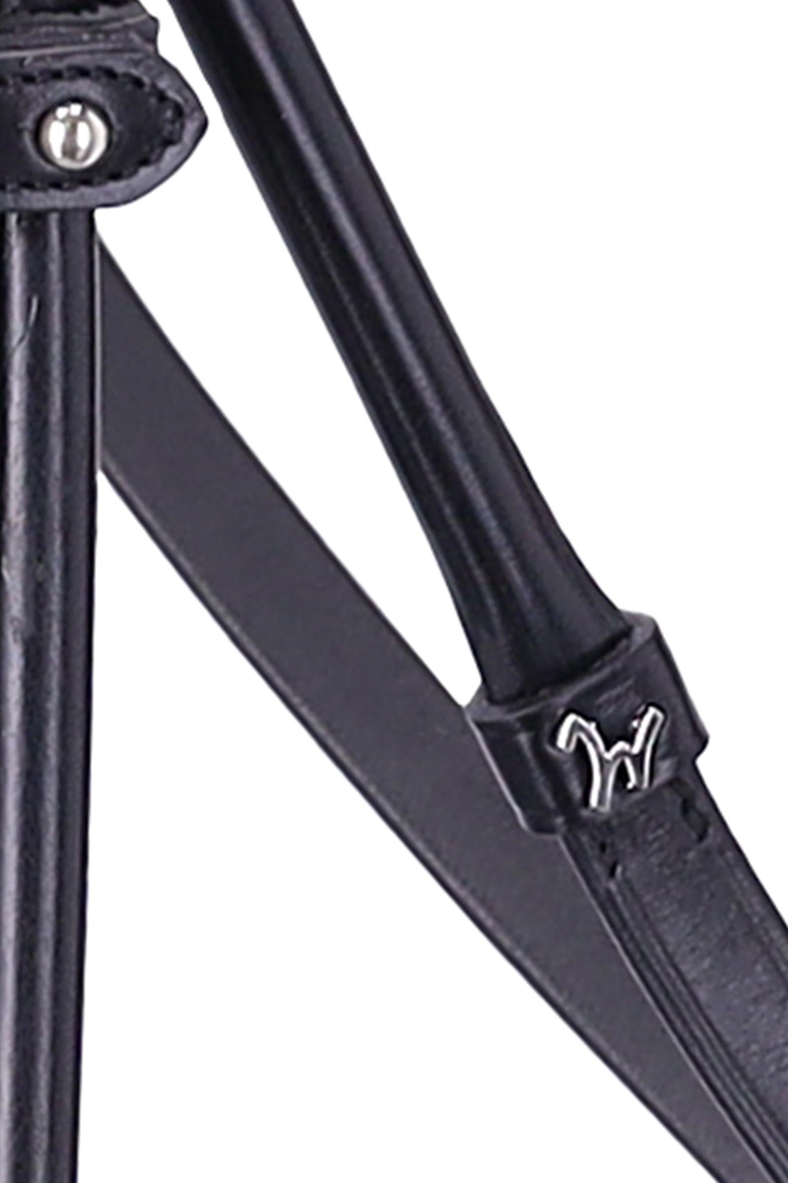 Bella Rose Double Bridle - Isabell Werth Collection black/patent/silve ...