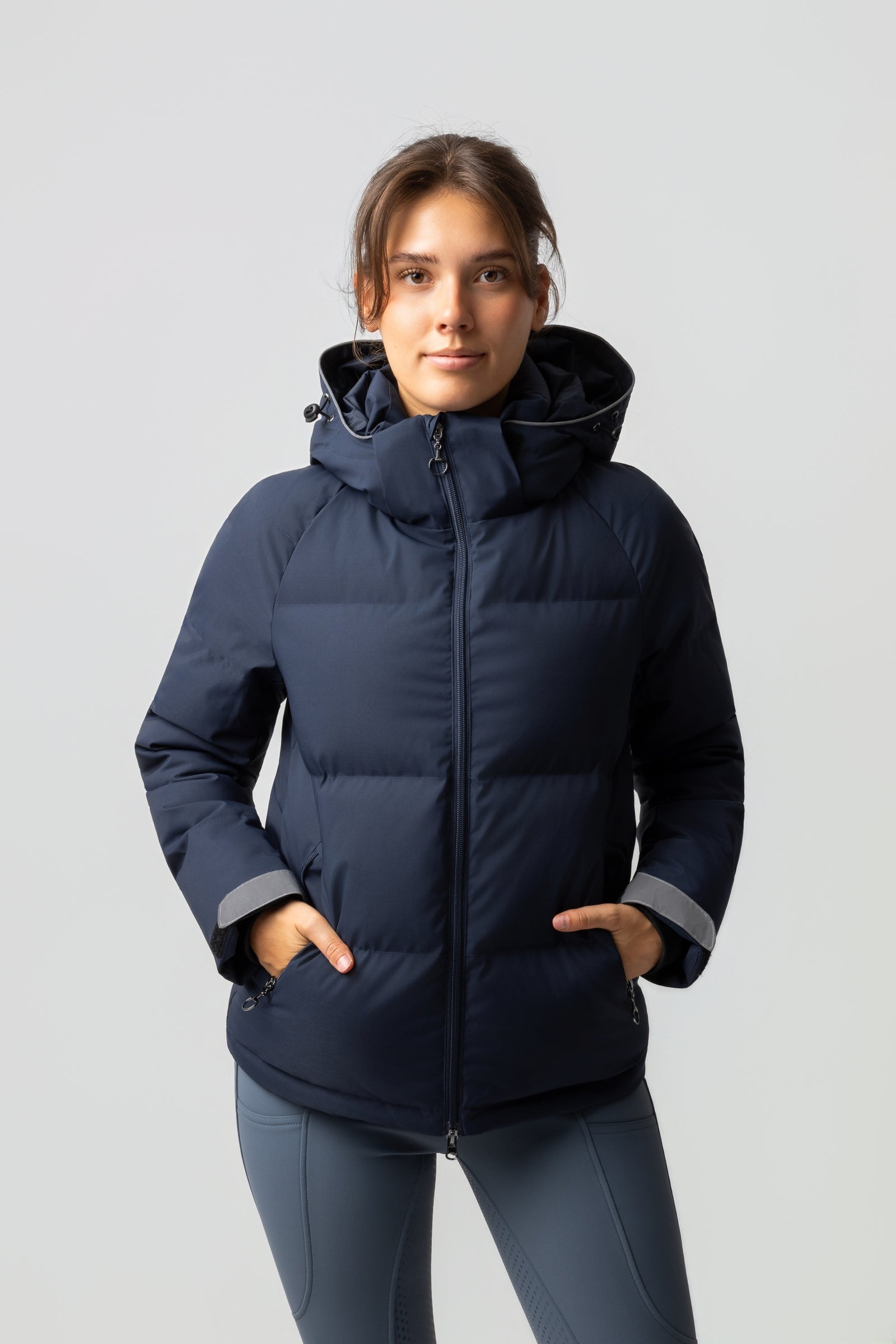 Dina Women´s Puffy Padded Jacket Blueberry 8 – horze