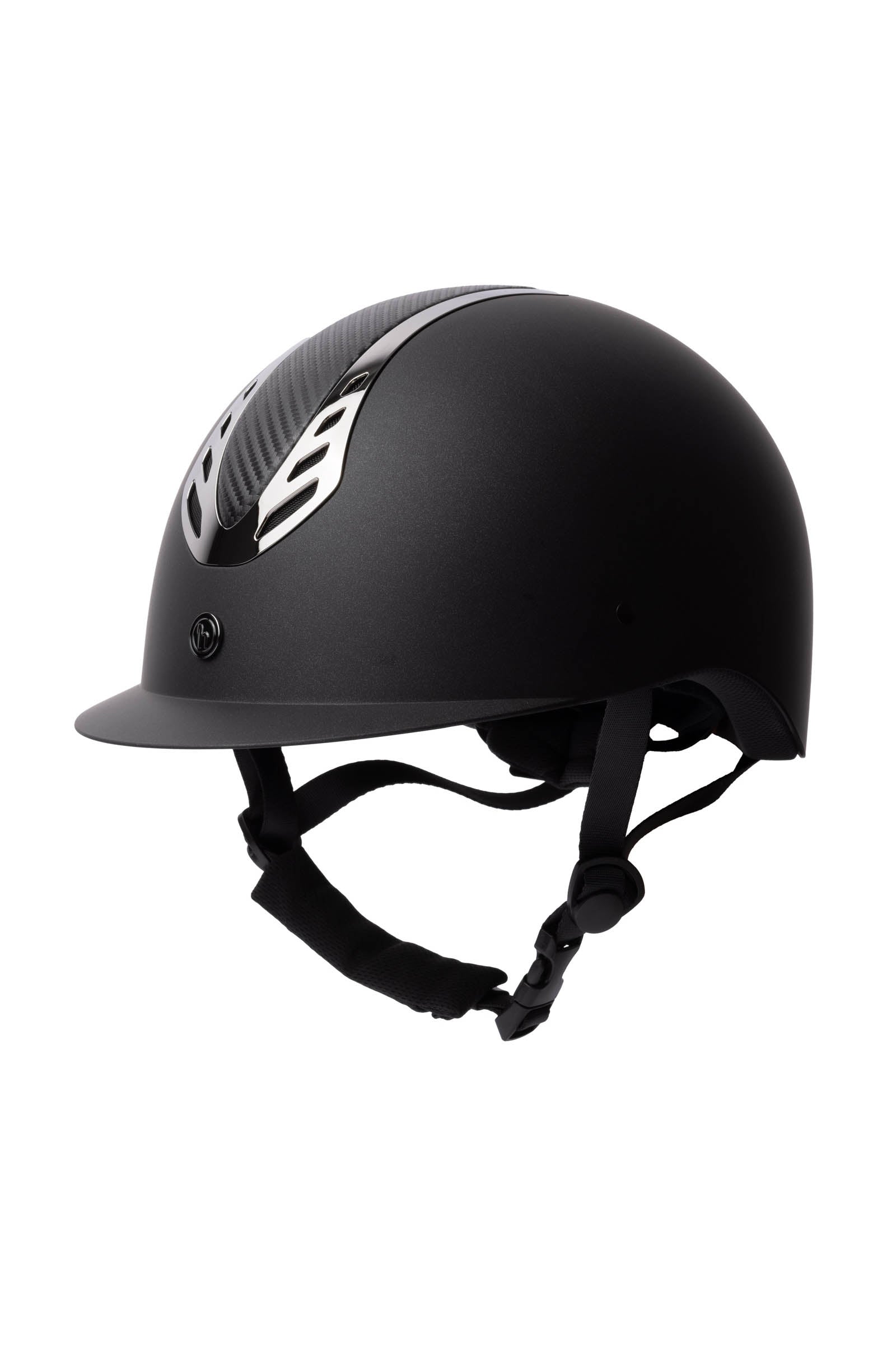 Horze CALIBER Riding Helmet – Black Carbon – horze