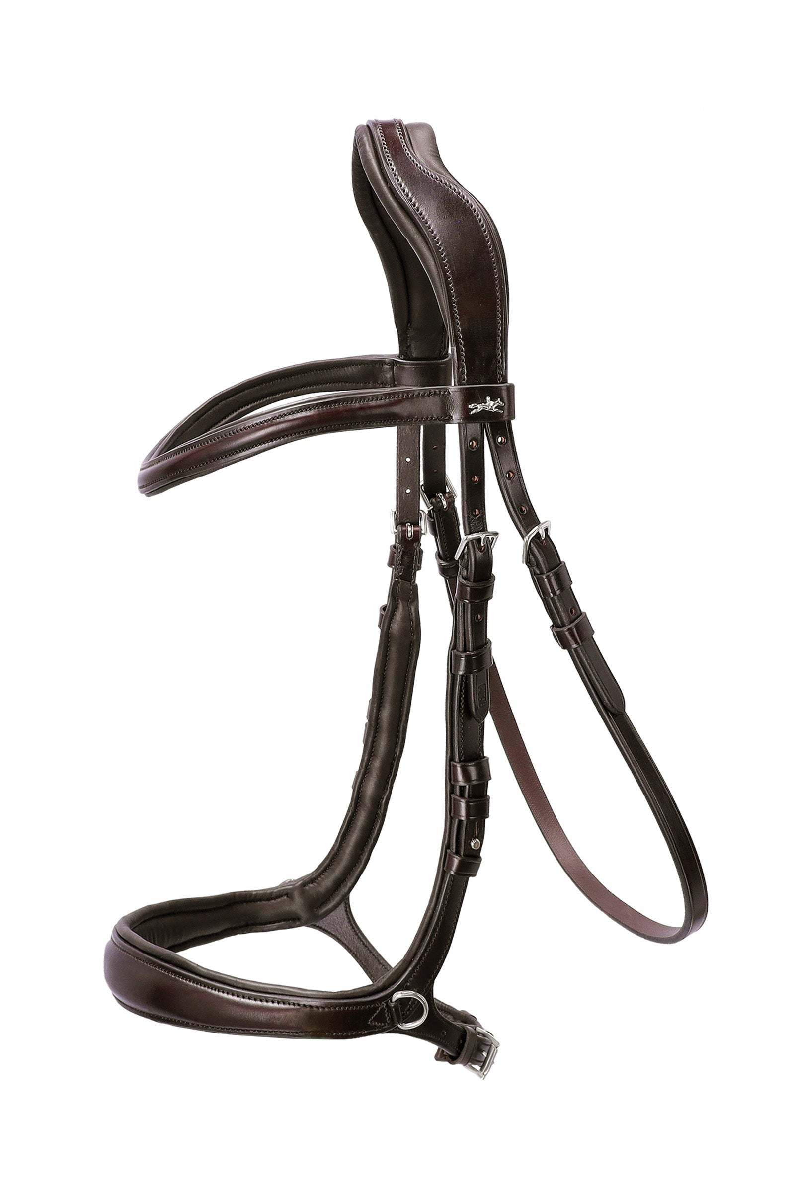 Equitus Theta 3in1 Hoofdstel Dark Brown/Silver C – horze
