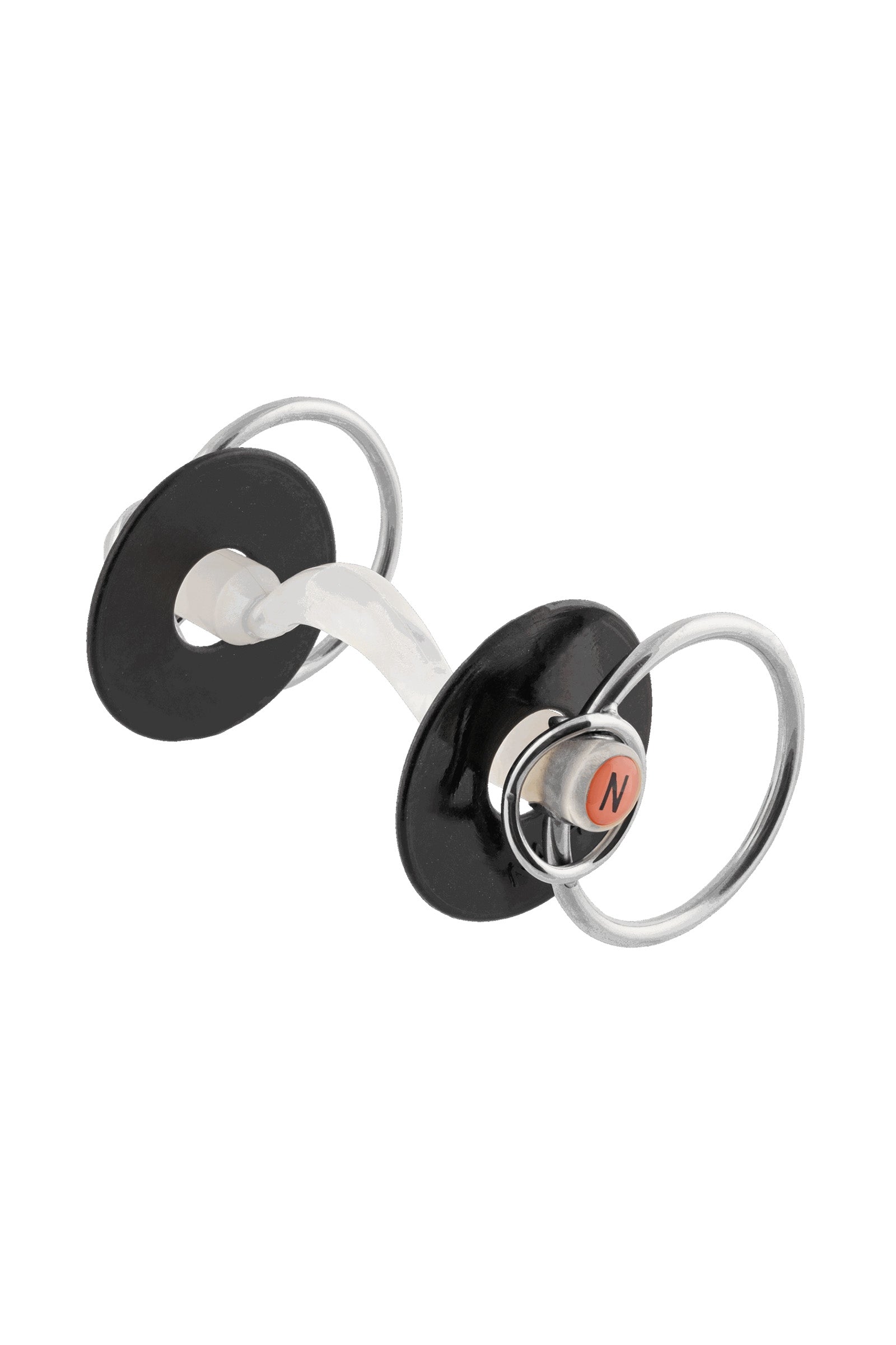 Nathe Mullen Mouth Bit 20mm w/ Port And Additional Small Rings (70mm ...